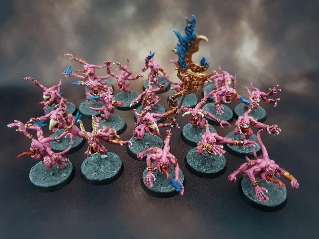Completed Project – Level 1 Pink Horrors – Raven's Nest Painting